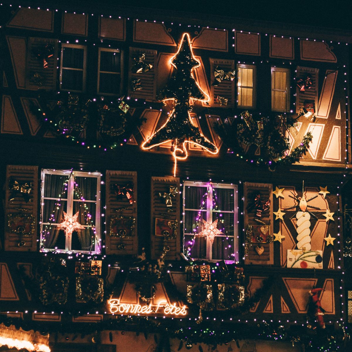 Christmas LED Strip Light Decorating Ideas