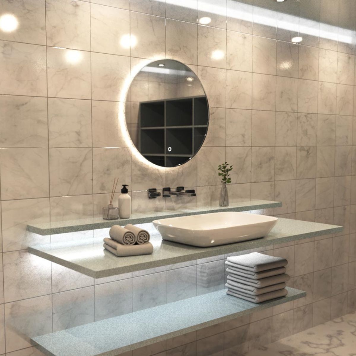 Small Bathroom Lighting Ideas | Simple Lighting