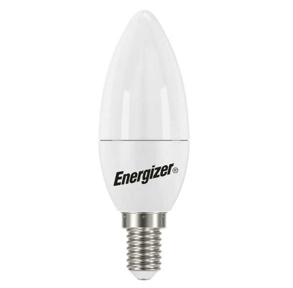 Energizer 4.9W LED Candle Bulbs E14 Warm White 3000K - Pack of 4 ...