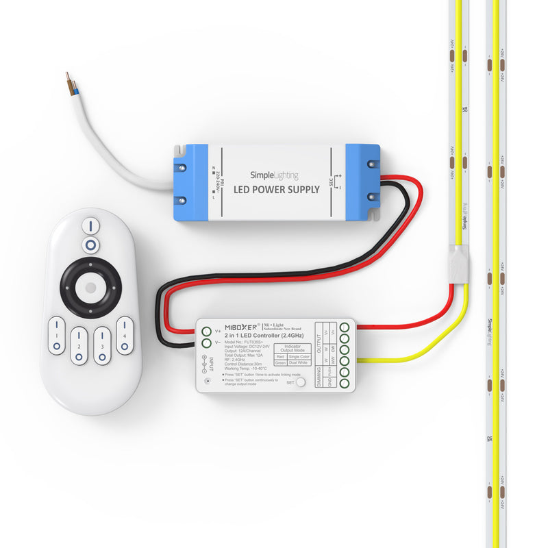 4 Zone LED Dimmer Module, 12-24v DC For Low Voltage Lights