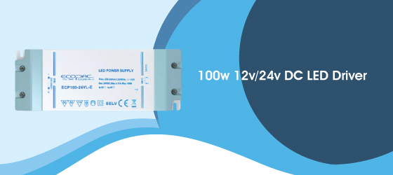100 Watt LED Driver - 3 Year Warranty In 12v or 24v DC
