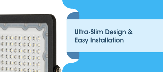 50w LED Floodlight With PIR SENSOR, IP67, 6000K IP65 Black