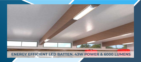 5 Foot LED Batten Fitting|1500mm, 50w | Simple Lighting