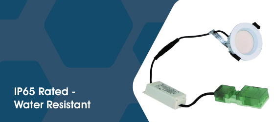 8w, Low Glare, IP65 Dimmable, Short-Can Fire Rated Downlight