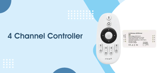 LED Dimmer Remote Control and Receiver Module - Battery Powered