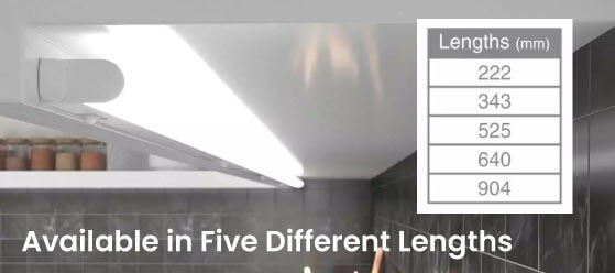 Linkable LED Under Cabinet Light Fitting | Simple Lighting