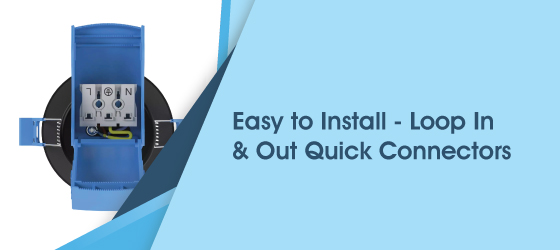 Multi-Pack of 25 Fire Rated Downlights - Polished Chrome