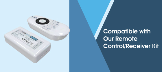 Pack of 3 T-Bar LED Over Cabinet Lights, 3.6w, 12v DC