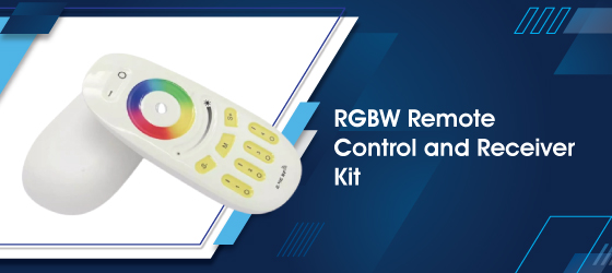 4 Zone RGBW LED Controller & Touch Panel Remote Control Set