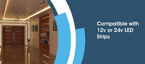 Four Zone RGB LED Controller Module, 12 or 24v DC Power