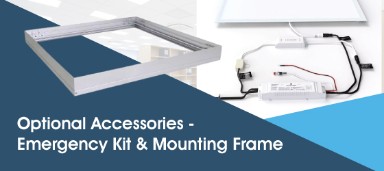 Pack of 16 LED Panel Light, 600x600mm